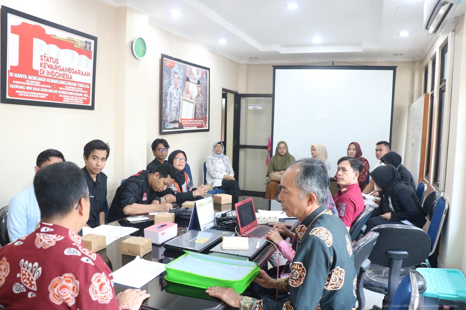 Verifikasi dan Akreditasi Pemberi Bantuan Hukum Tahun 2024 Kanwil Kemenkumham Gelar Rapat ...