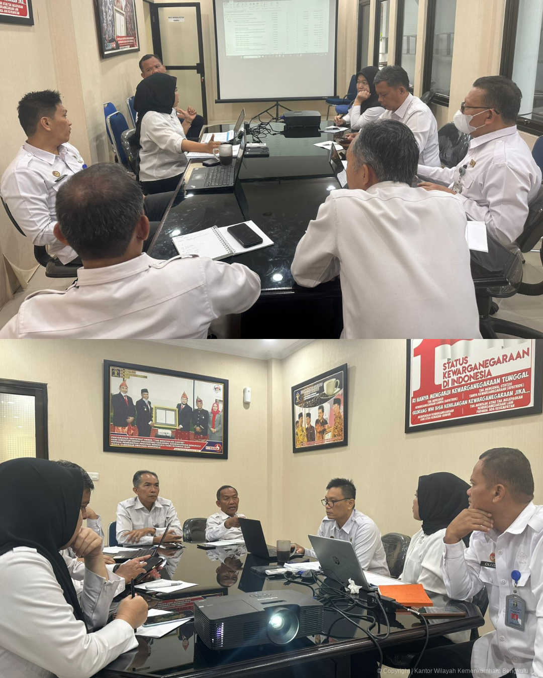 Kanwil Kemenkum Bengkulu Gelar Rapat Tim Kerja Inventarisasi Peta Permasalahan Hukum Tahun 2025