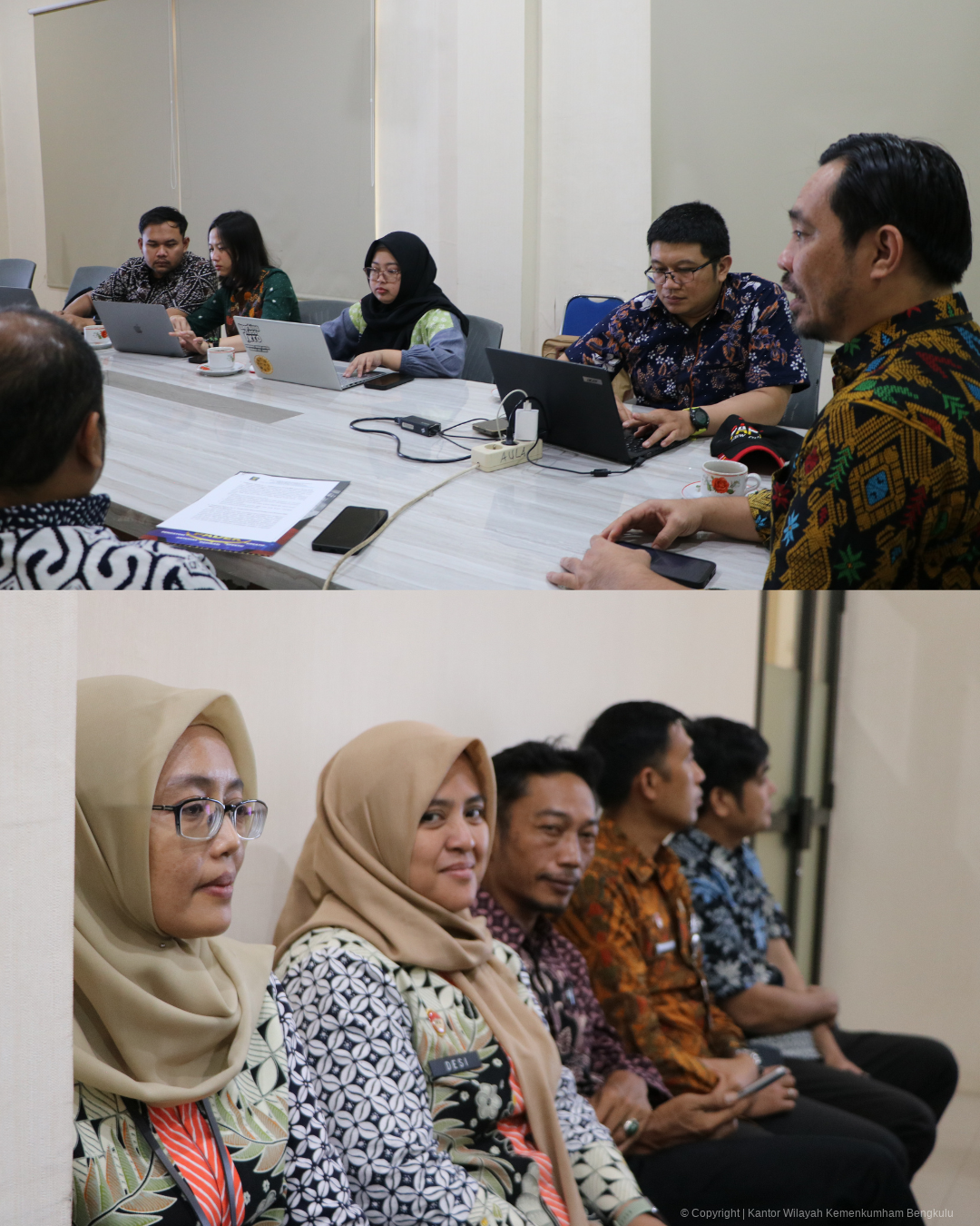 Exit Meeting Bersama Itjen: Kanwil Kemenkum Bengkulu Komitmen Tertib Kelola BMN